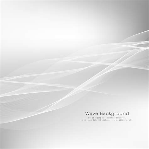 Abstract Bright Grey Wave Vector Background 254897 Vector Art At Vecteezy