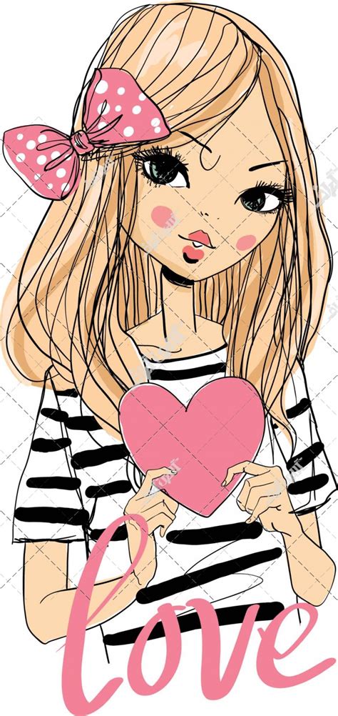 دانلود وکتور انیمیشن دختر عروسکی