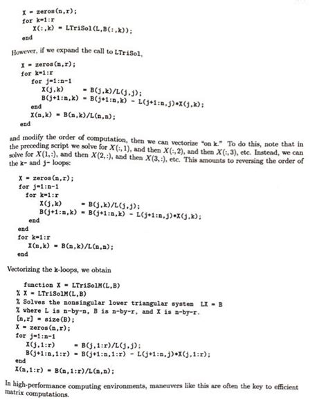 3 Code The Backward Substitution Ux 2 For Linear