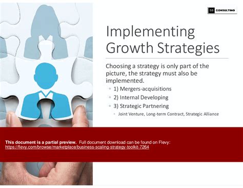 business scaling strategy toolkit ppt slide deck
