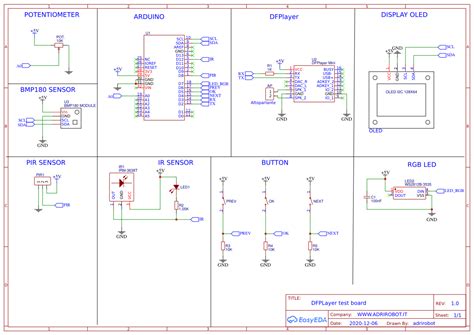 shield for dfplayer mini easyeda open source hardware lab