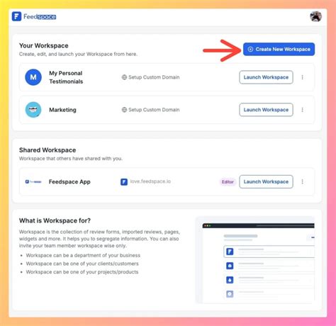 How To Create A New Workspace In Feedspace Step By Step Guide