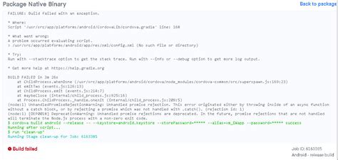 build failed usr src app platforms android app res xml config xml no such file or directory
