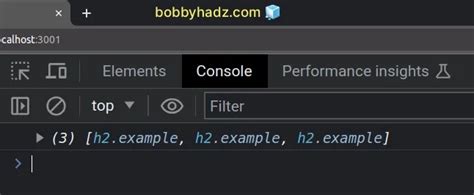 Find All Elements By Classname In React Bobbyhadz