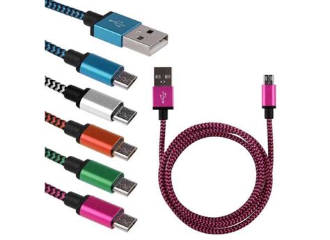 Cabo De Cabo De Carregamento R Pido De Micro Usb Cabo De Cabo De Carregamento De Sincroniza O
