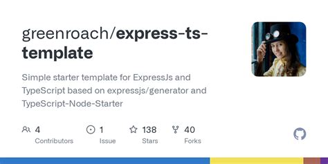 Github Greenroachexpress Ts Template Simple Starter Template For Expressjs And Typescript