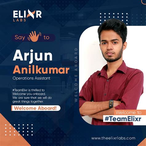 Elixr Labs On Linkedin Welcomeaboard Operationsassistant Teamelixr Humanreesources