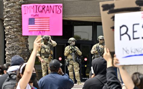 Protesters Clash With Law Enforcement In Santa Ana After Day Of Ice