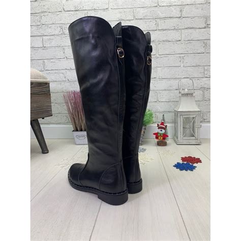 Жіночі зимові чоботи натуральна шкіра