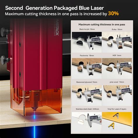 ATOMSTACK A24 PRO 24W Laser Engraver Cutter Fixed Focus 0 02mm Engraving Precision 600mm S