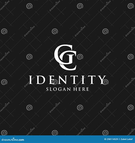 Monogram Letter GC Logo Design Template And Marketing Logos Element Graphic Illustration