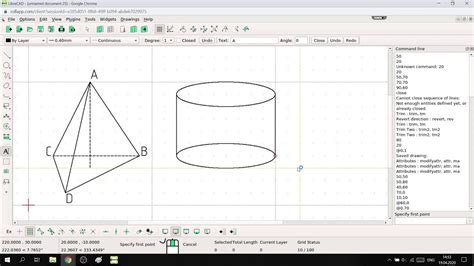 LibreCAD Урок 3 YouTube