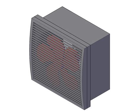 12 Inch Blower Autocad 3d Model Gratis Dwg Download