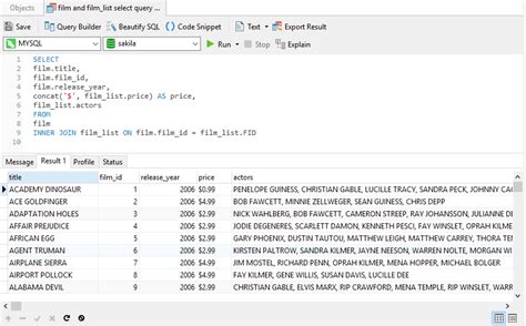 navicat query builder field selection part 2