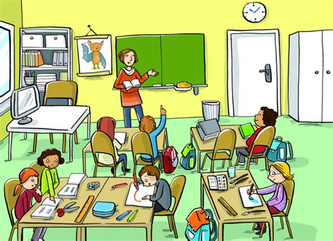 Schaubild „quest Ce Quil Y A Dans La Salle De Classe Quizlet