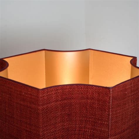 Large Ceramic Floor Lamp With New Silk Custom Made Lampshade By René Houben For Cor For Sale At