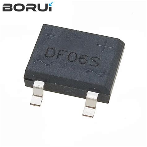 10pcs Df06s Smd 4 Feet Df06s Sop 4 Df06 Rectifier Bridge Rectifier