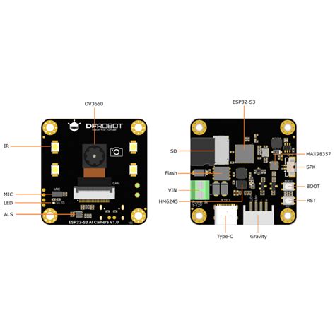 Esp32 S3 Ai Camera Module Edge Image Recognition Night Vision