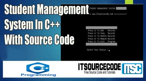 Student Management System Project In C With Source Code