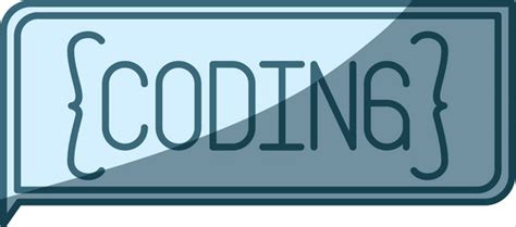 Blue Shading Silhouette Of Rectangle Text Html Vector Image