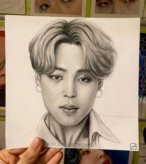 Artstation Park Ji Minjiminbts Pencil Drawing Ph
