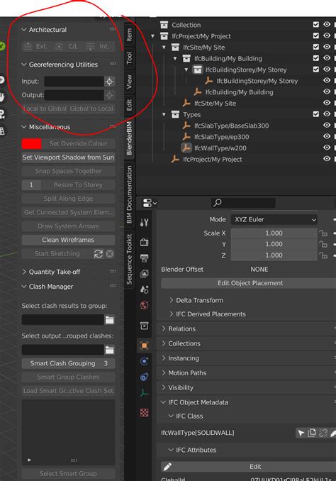 Blenderbim 221003 Ui Not Showing New Elementtype · Issue 2469 · Ifcopenshellifcopenshell