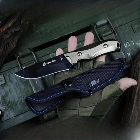 Outdoor Straight Knife Survival Knife Fruit Knife Stainless Steel Self