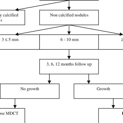Diagnostic Algorithm For Nodule Workup Download Scientific Diagram