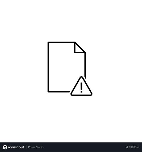 Free Document Error Animated Icon Download In Json Lottie Or Mp4 Format
