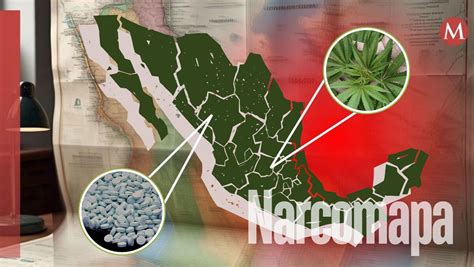 Narcomapa De México ¿en Qué Estados Se Ubican Los Cárteles De Droga