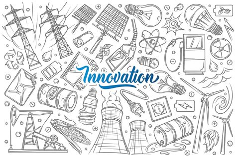 Hand Drawn Modern Technologies And Innovations Icon Power Socket