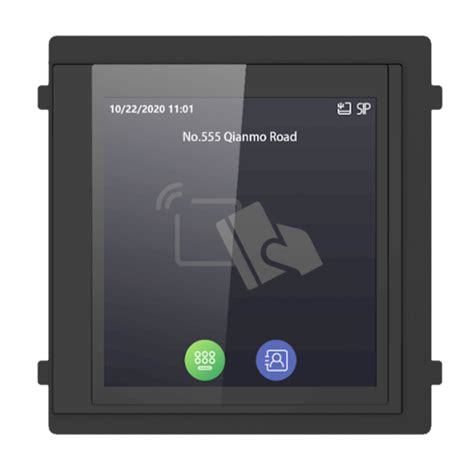 DS KD TDM Modulaire Intercom Touch Display Met MiFare Card Reader Intercom Systemen PG