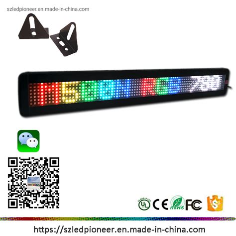 Full Color Led Scrolling Message Text Graphic Display Panel Computer