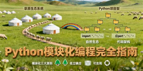【python实战进阶】13、python模块化编程完全指南：从基础到大型项目架构实战python 大型代码架构 Csdn博客