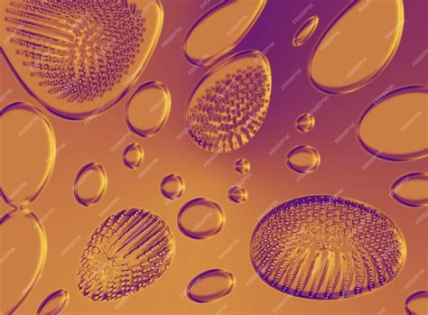 Premium Photo Liquid Chrome Effect Orange