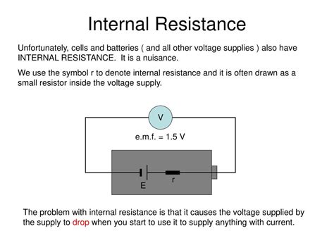 Ppt Internal Resistance Powerpoint Presentation Free Download Id