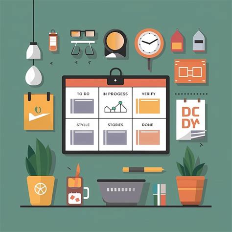 Premium Photo Cartoon Scrum Agile Methodology Development Software Team Collaboration Agile