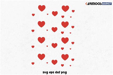 heart love pattern svg karimoos market