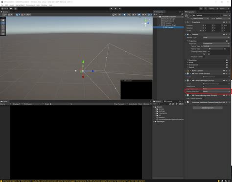 Unityarfoundation 기본세팅