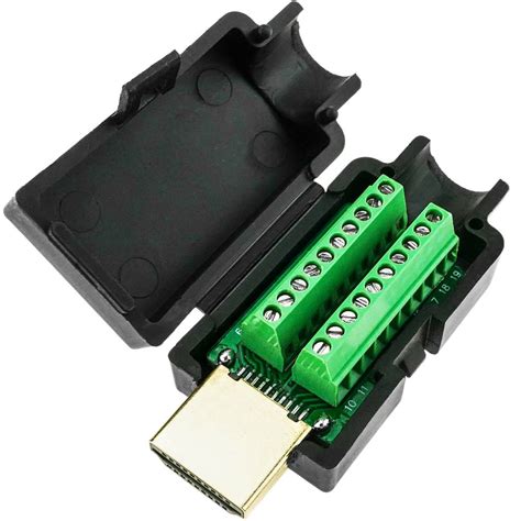 Hdmi Connector With Terminal Block To Connect Cable Cablematic