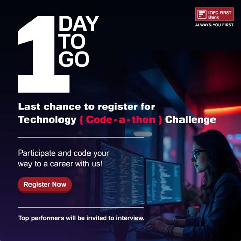 Codingchallenge Codeathon Cuttingedgetechnology Idfcfirstbank Alwaysyoufirst Idfc First Bank