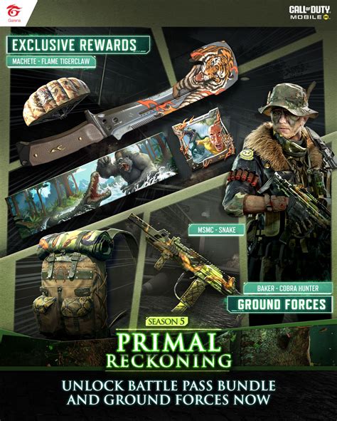🦖 Season 5 Primal Reckoning Garena Call Of Duty Mobile Facebook