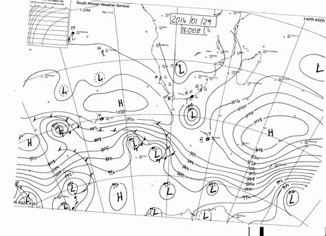 Sa Weather Forecast Synoptic Chart Ponasa
