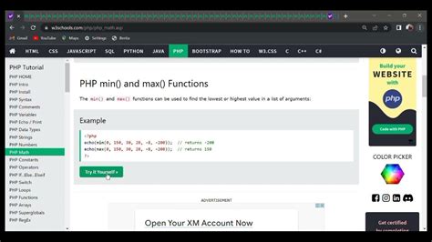 Php Tutorial W3shools Tugas Pemrograman Web 2 Youtube Php Tutorial W3shools Tugas Pemrograman Web 2 Youtube