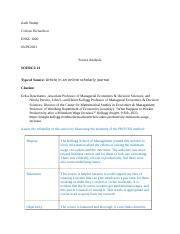 Source Analysis Template Docx Zach Stump Colleen Richardson ENGL Source