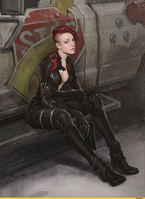 Rogue Telemetry Cyberpunk Art Character Art Sci Fi Concept Art