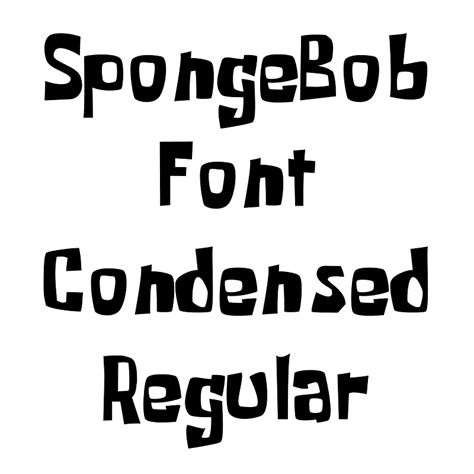 Spongebob Font Svg Ttf Otf Spongebob Svg Spongebob Font Svg Etsyspongebob The Font