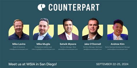 Counterpart On Linkedin Wsia Insurtech Insurance Managementliability Professionalliability…