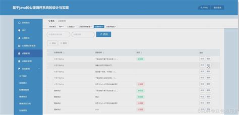 Springboot基于java的心理测评系统的设计与实现 12j5e Csdn博客