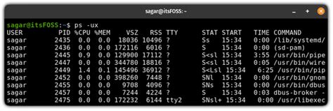Ps Command Examples In Linux